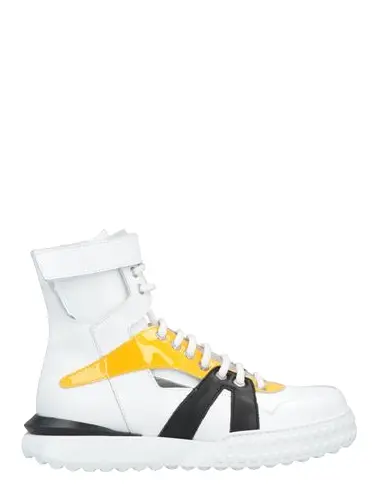 MICH SIMON Leather Sneakers - Yellow