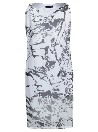 LES BOURDELLES DES GARÇONS Midi Crepe Dress - White