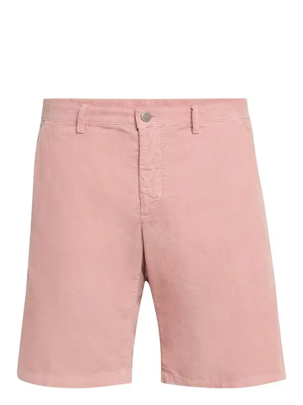 Massimo Alba Flat Front Corduroy Shorts - U376-soft Pink