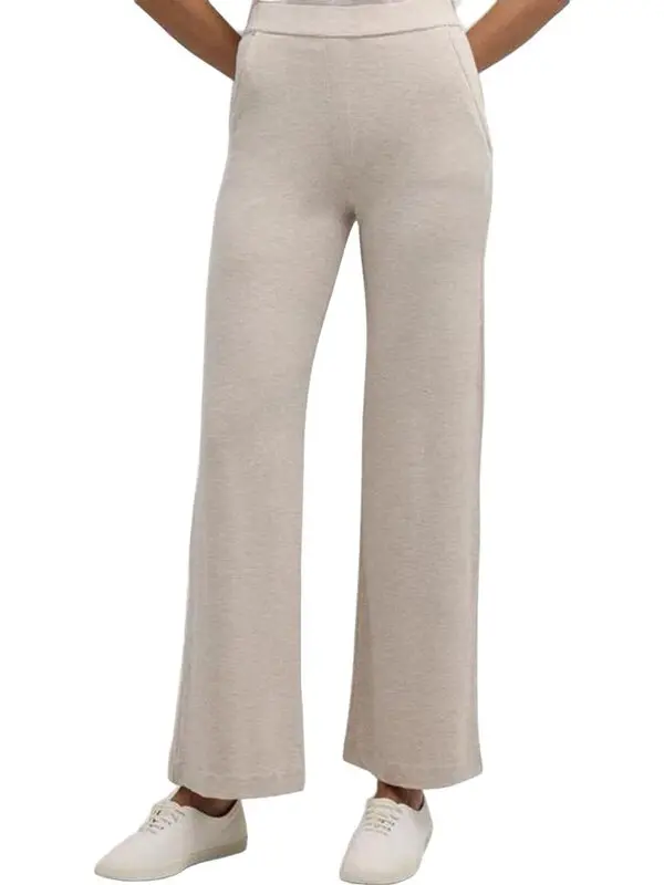 Majestic Filatures French Terry Wide-leg Trousers - Gray