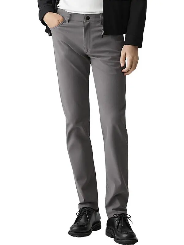 Theory Raffi Slim Fit Trousers - Carbon