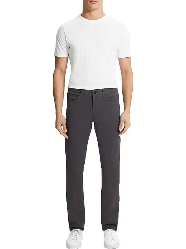 Theory Raffi Slim Fit Trousers - Dark Gray