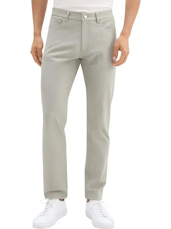Theory Raffi Slim Fit Trousers - Greenstone
