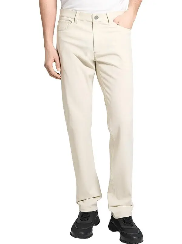 Theory Raffi Slim Fit Trousers - Oat Milk