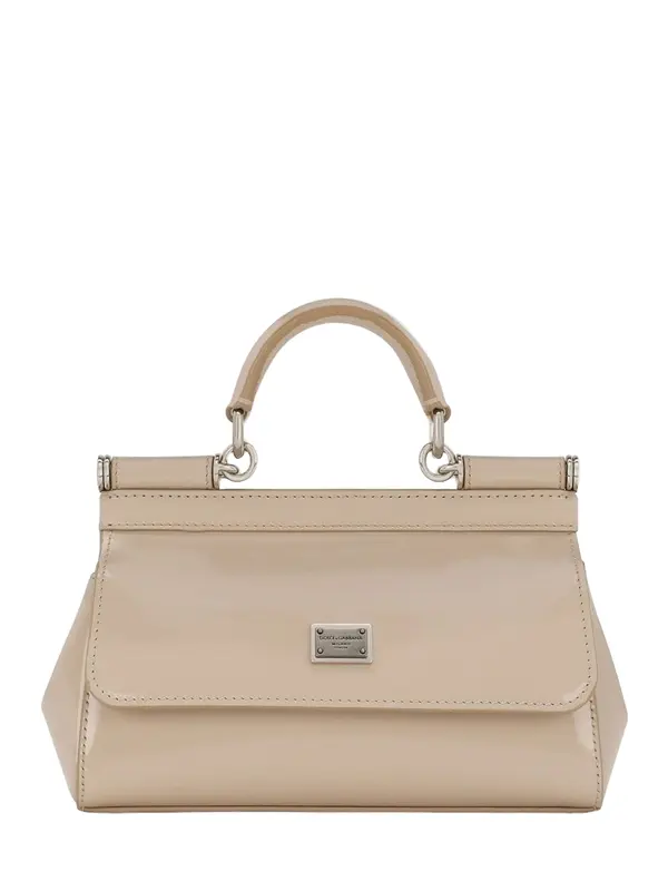 Dolce & Gabbana Small Sicily Handbag - Neutrals