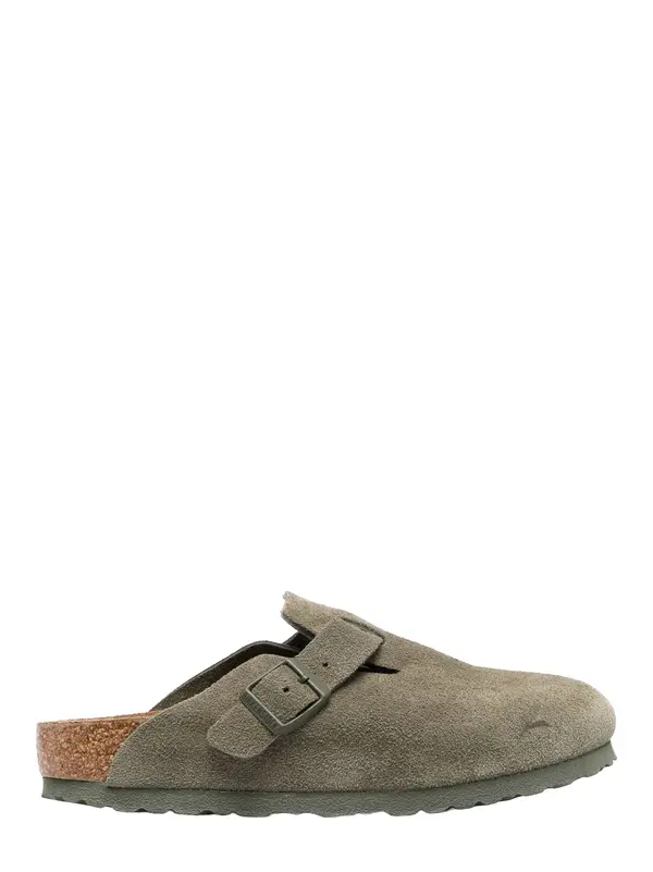 BIRKENSTOCK Boston Buckle-detail Clogs - Green