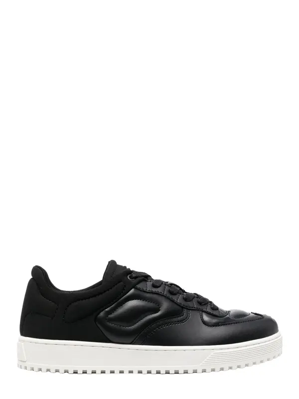 Emporio Armani Quilted Hybrid Sneakers - Black