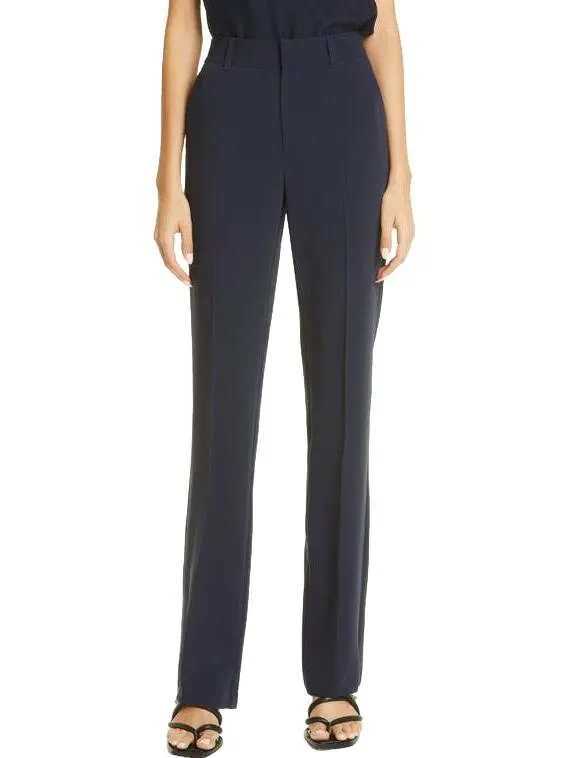 Cinq À Sept Kerry Straight-leg Trousers - Navy