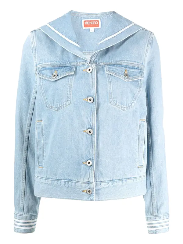 Kenzo Sailor Denim Jacket - Blue