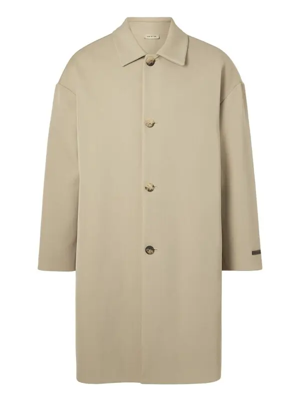 Fear Of God Eternal Wool And Cotton-blend Twill Car Coat - Neutrals