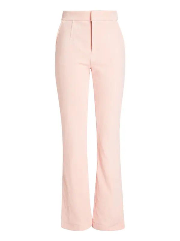 Alexander Wang Cotton-blend Chenille Bootcut Pants - Baby Pink
