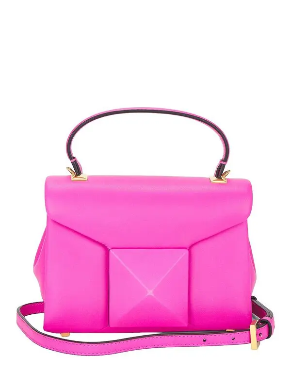 Valentino Garavani Mini One Stud Top Handle Bag - Pink