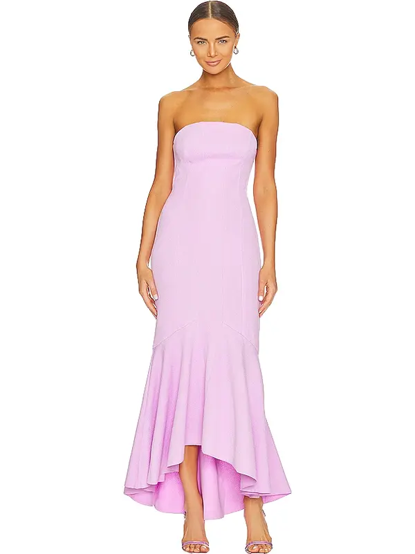 ELLIATT Serenade Strapless Maxi Dress - Lilac