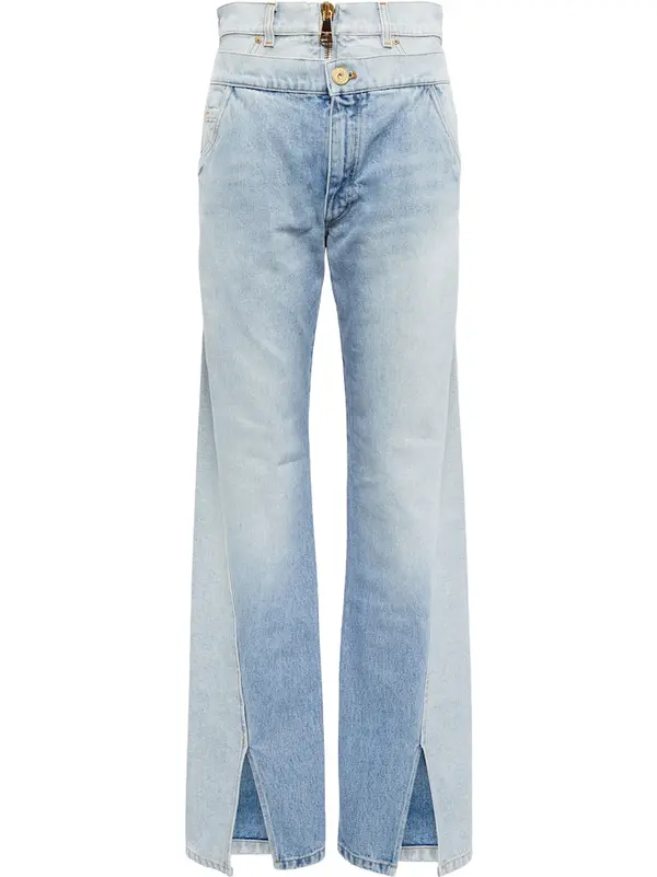 Balmain High-rise Jeans - Blue