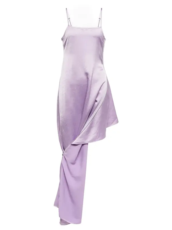 JW Anderson Satin Slip Dress - Purple