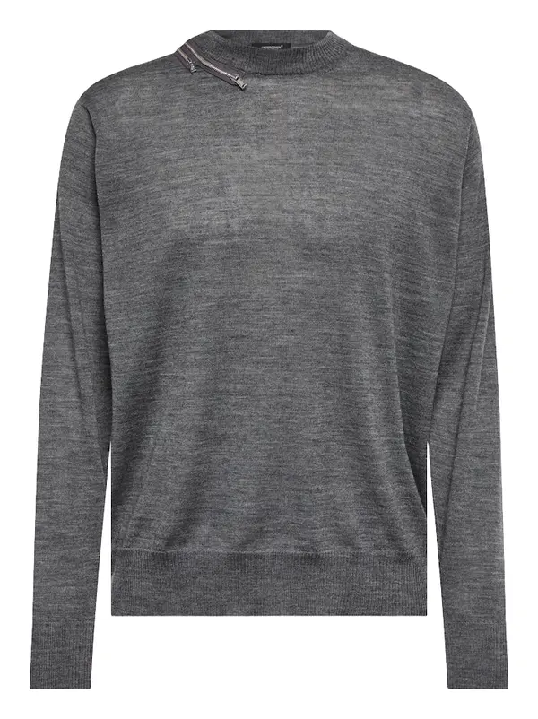 UNDERCOVERISM Embellished Wool Sweater - Grey