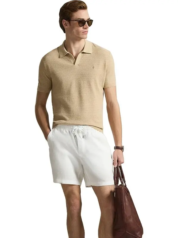 Ralph Lauren 6-inch Polo Prepster Linen Short - White