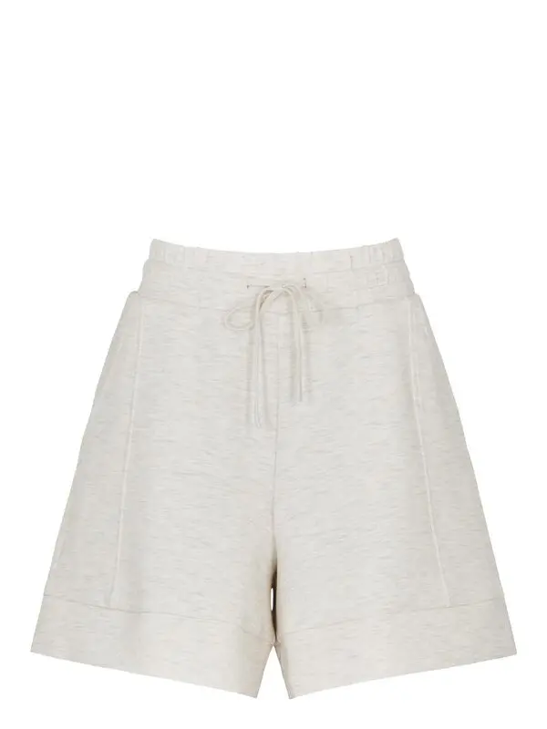Varley Alder Stretch-jersey Shorts - Ivory