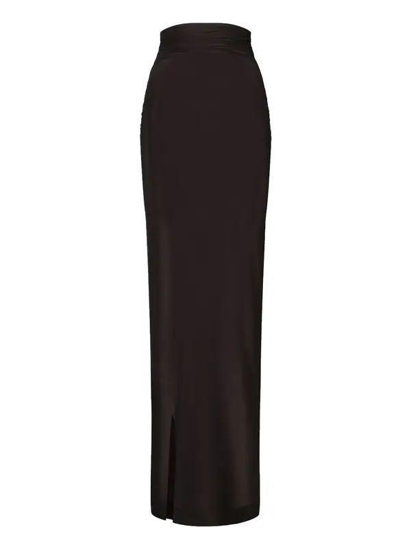 Dolce & Gabbana Belted Maxi Skirt - Black