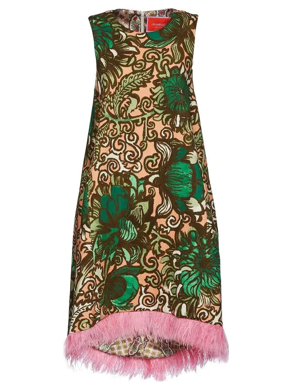 La DoubleJ La Scala Graphic-print Dress - Green
