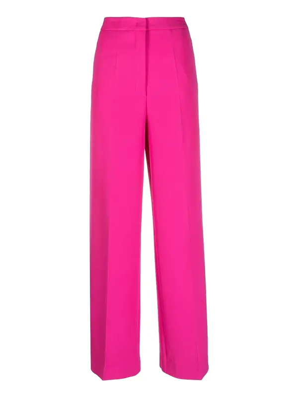 BLANCA VITA Overlapping-panel Palazzo Pants - Pink