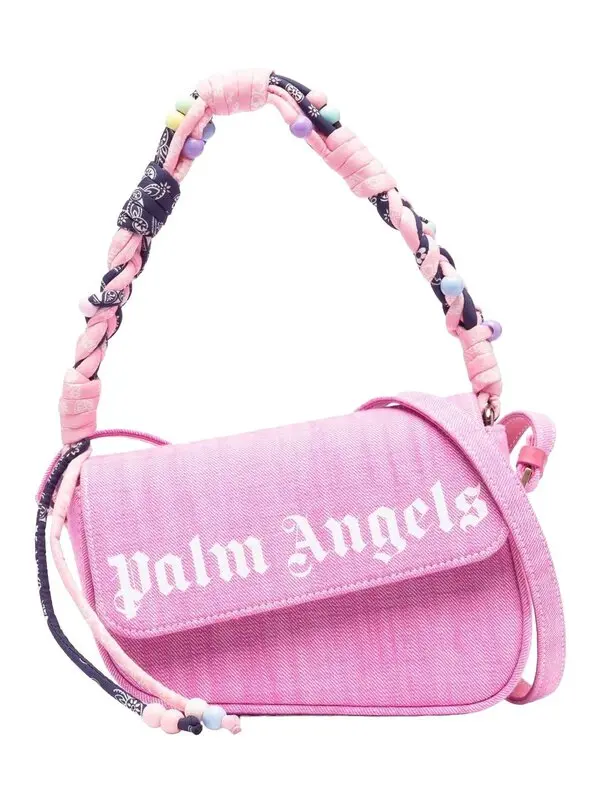 Palm Angels Logo-print Shoulder Bag - Pink