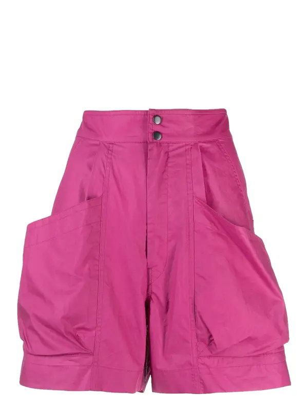 MARANT ETOILE Ferdini Mini Shorts - Purple