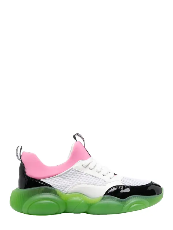 Moschino Bubble-sole Low-top Sneakers - White