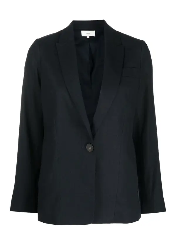 Vince Single-breasted Blazer - Blue