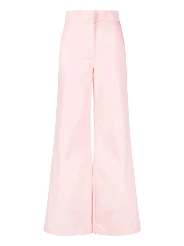 Palm Angels Reverse Waistband Flared Trousers - Pink