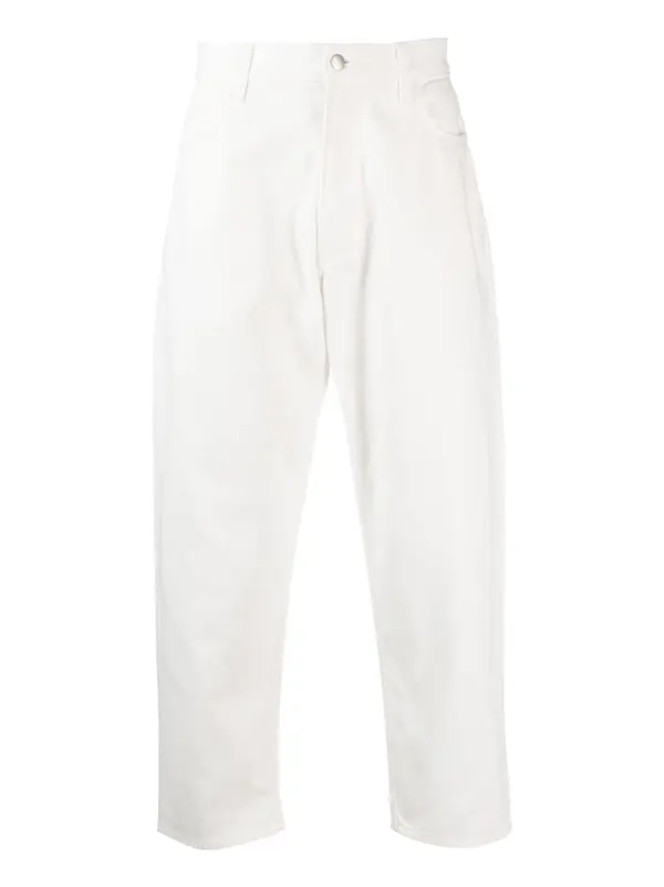 Studio Nicholson Washed Tapered Denim Jeans - White
