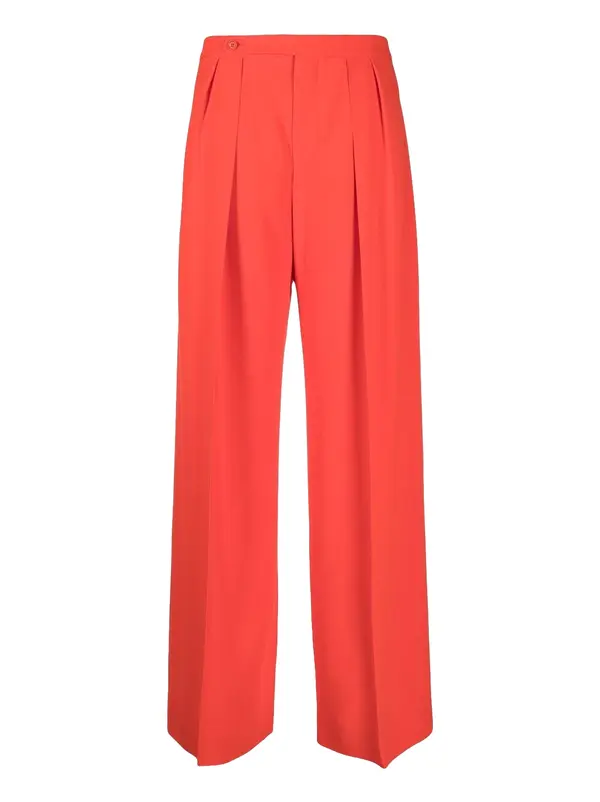 Aspesi Tailored Wide-leg Trousers - Red