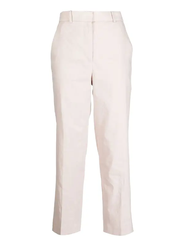 JOSEPH High-waisted Cropped Trousers - Pink