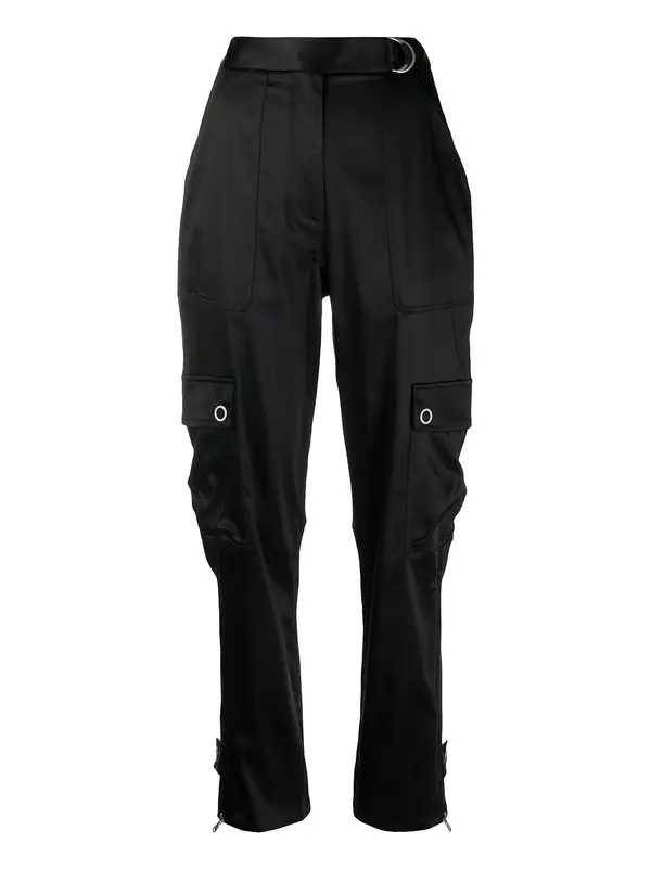 Simkhai High-rise Cargo Trousers - Black