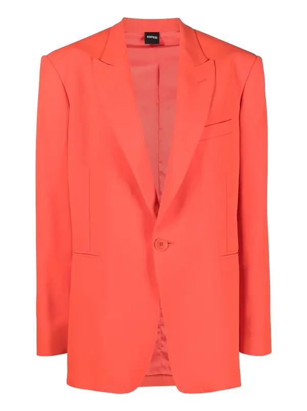 Aspesi Single-breasted Blazer - Red