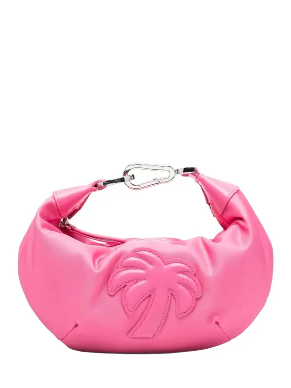 Palm Angels Big Palm Logo-embossed Clutch - Pink