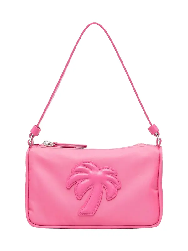 Palm Angels Logo-appliqué Shoulder Bag - Pink