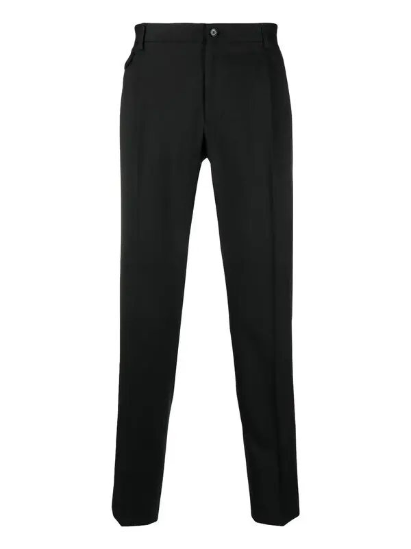 Dolce & Gabbana Tailored Pressed-crease Trousers - Black