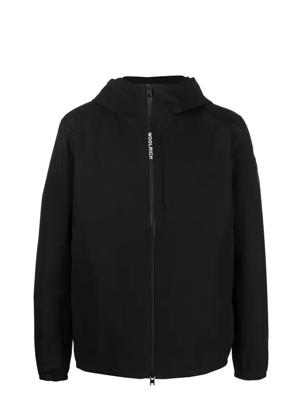 Woolrich Zip-up Hooded Jacket - Black
