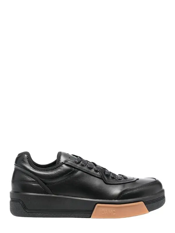 OAMC Leather Low-top Sneakers - Black