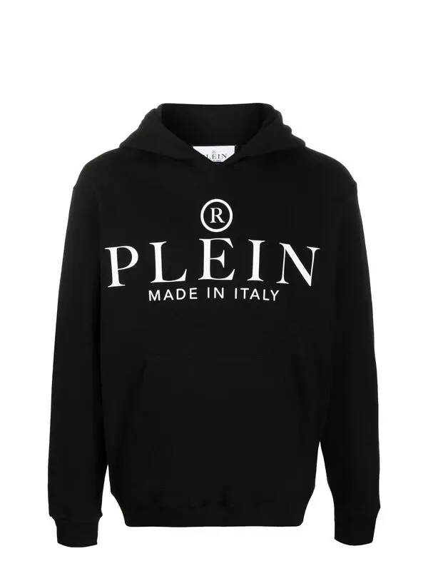 Philipp Plein Logo-print Hoodie - Black