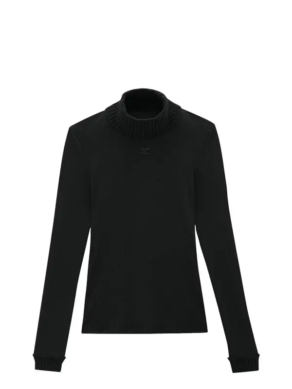 COURREGES Reedition Second-skin Top - Black