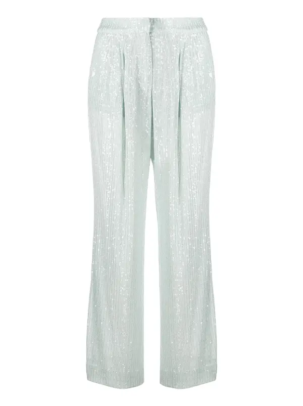 Remain Birger Christensen Sequin-embellished Trousers - Blue