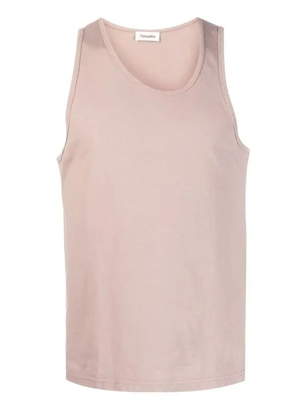 Nanushka Aziz Asymmetric Tank Top - Neutrals