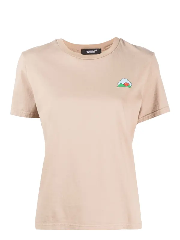 UNDERCOVERISM Graphic-print Cotton T-shirt - Neutrals