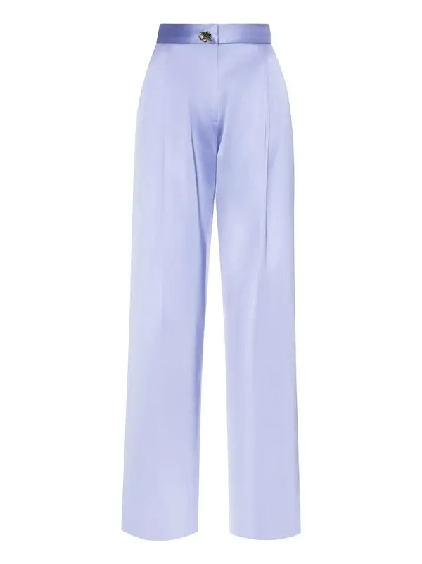 Oscar De La Renta Straight-leg Tailored Trousers - Blue