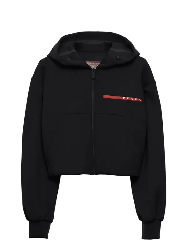 Prada Double Jersey Sweatshirt - Black