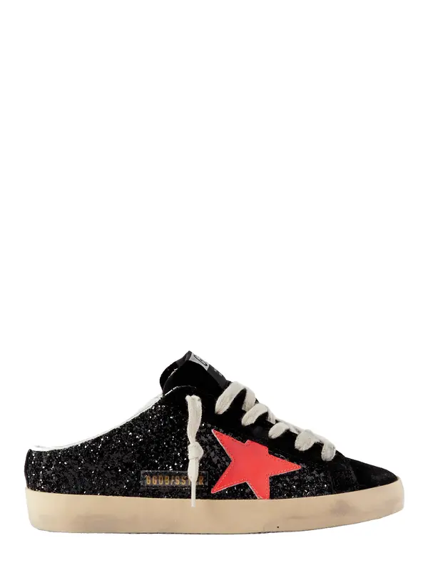 GOLDEN GOOSE DELUXE BRAND Super-star Sabot Slip-on Sneakers - Black