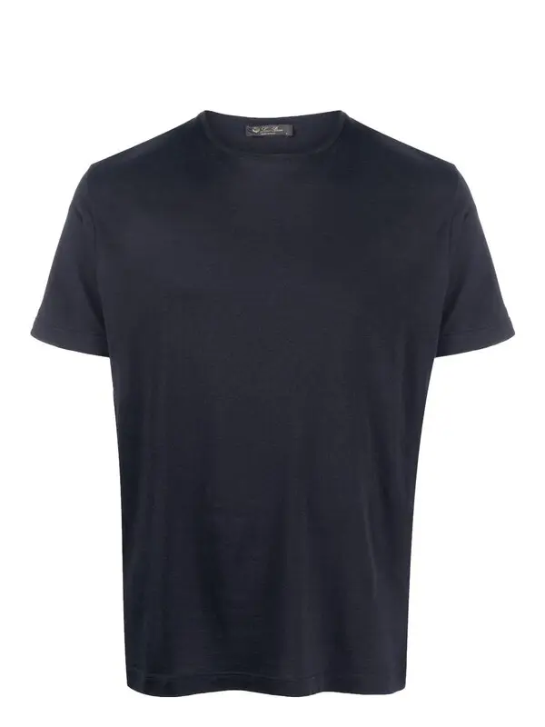 Loro Piana Classic Silk-cotton T-shirt - Blue
