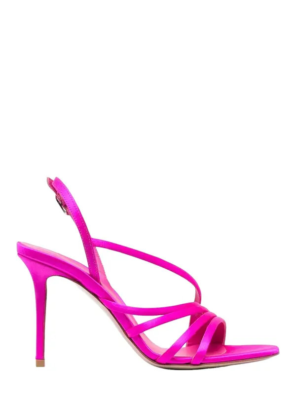 LE SILLA 100mm Strappy Stiletto Sandals - Pink
